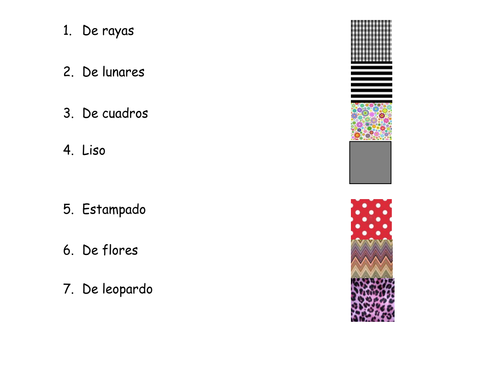 GCSE and KS3 LA ROPA (clothes) resources - MIX OF TENSES | Teaching ...