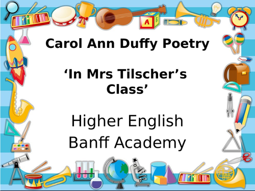 Carol Ann Duffy Annotated Poem Bundle | Teaching Resources
