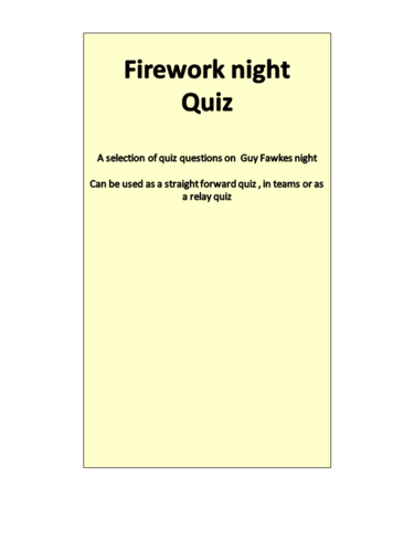 Easy read - Guy Fawkes - Bonfire night lesson | Teaching Resources