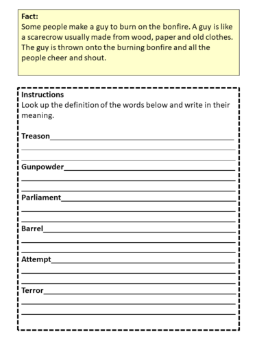 Easy read - Guy Fawkes - Bonfire night lesson | Teaching Resources