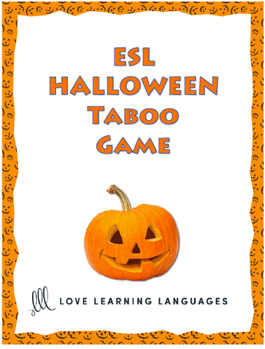 Halloween - ESL Taboo Speaking Game | Teaching Resources