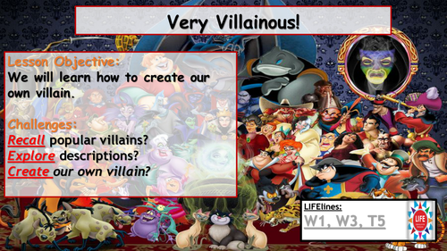 Creating a Villain - Creative Writing | Teaching Resources