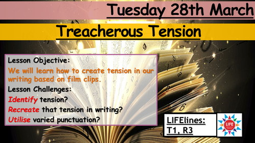 Creative Writing - Building Tension in our Writing | Teaching Resources