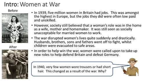 British Home Front: What impact did the Second World War have on women ...