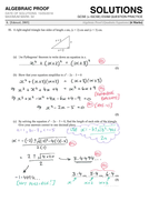 GCSE 9-1 Exam Question Practice (Algebraic Proof) | Teaching Resources