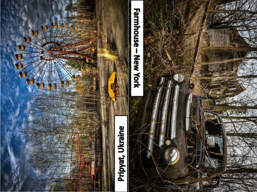 Abandoned places descriptive writing guided | Teaching Resources