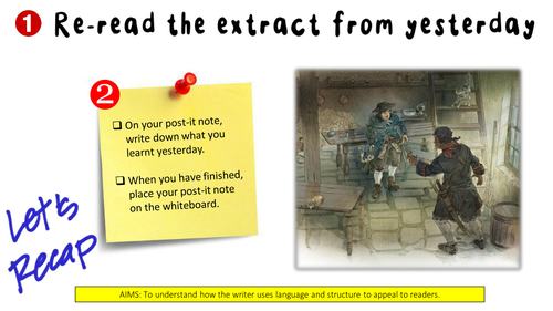 Edexcel English Paper 1 Section A: Treasure Island | Teaching Resources