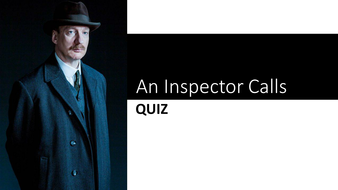 An Inspector Calls Class Revision Quiz | Teaching Resources