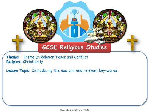 Religion, Peace & Conflict - Introduction - L1/10 [GCSE RS - Thematic ...