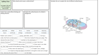 Car Safety GCSE AQA Physics 9-1 | Teaching Resources