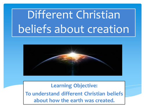 Christian creation accounts AQA A GCSE Christianity beliefs and ...