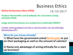 Business Ethics | Teaching Resources