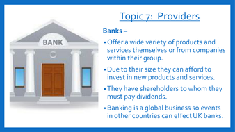 Financial Providers: Topic 7 of LIBF Certificate in Financial Studies ...