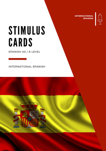 Bundle-AS/A-level Spanish stimulus cards (Updated) - Tarjetas oral ...