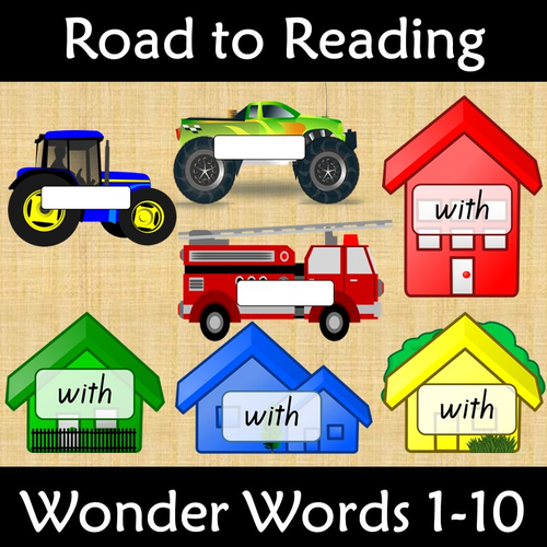 Wonders Word Wall Road to Reading Kindergarten Units 1-10 | Teaching ...