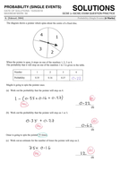 GCSE 9-1 Exam Question Practice (Single Event Probability) | Teaching ...