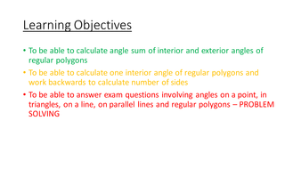 GCSE Angles Revision booklet +answers | Teaching Resources