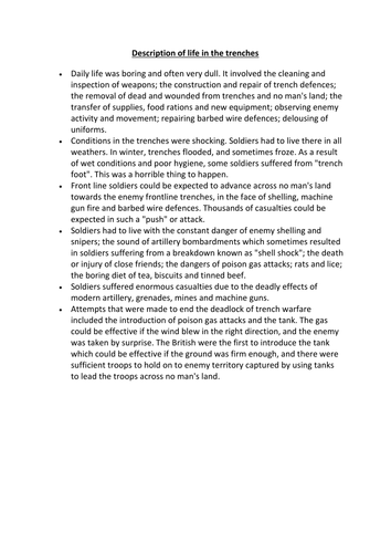 World War One - Complete Unit | Teaching Resources