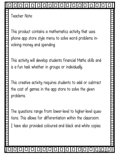 App Store Maths Activity! - NO PREP & SUPER ENGAGING LESSON | Teaching ...