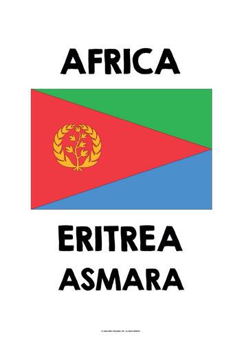 GEOGRAPHY AFRICA COUNTRIES CAPITALS FLAGS POSTERS | Teaching Resources
