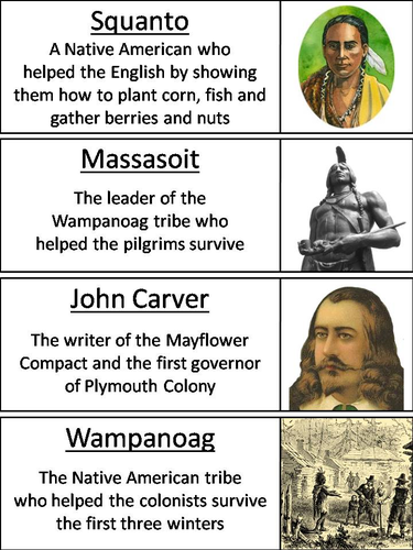 Plymouth Colony Word Wall Cards | Teaching Resources