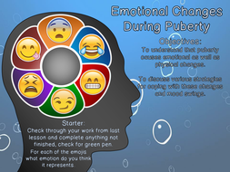 Yr7 PSHE - Emotional changes in puberty | Teaching Resources