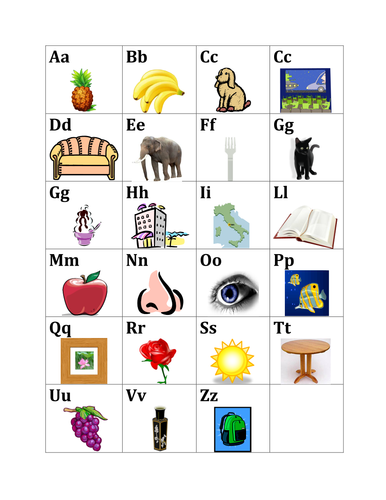 Alfabeto (Alphabet in Italian) Poster | Teaching Resources
