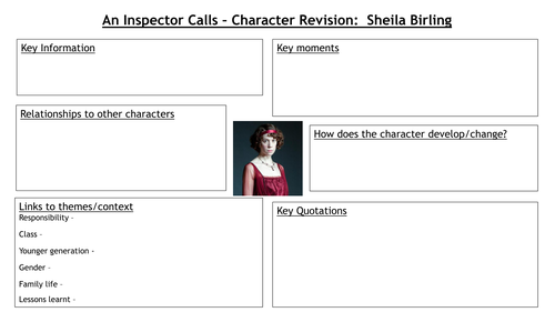AQA An Inspector Calls Week 7 lessons | Teaching Resources