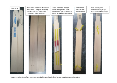 DIY rekenrek (20 bead frame counter) | Teaching Resources