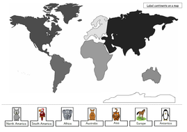 The Seven Continents Interactive Game | Teaching Resources
