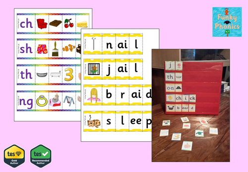 Phonics Phase 3 Match it Make it | Teaching Resources