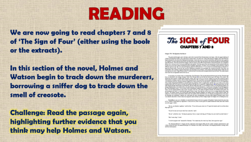 The Sign of Four - Cracking the Case! | Teaching Resources