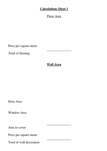 Functional Mathematics: Design a Bedroom | Teaching Resources