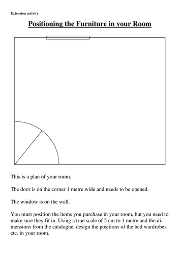 Functional Mathematics: Design a Bedroom | Teaching Resources