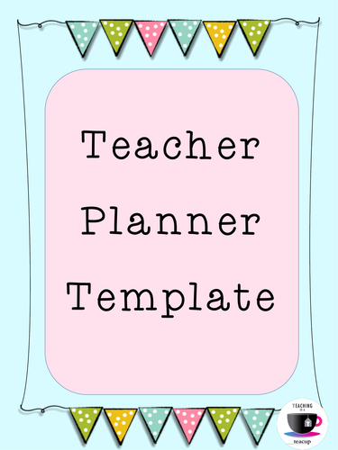 FREEBIE - Teacher Planner Templates | Teaching Resources