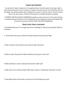 AQA GCSE New Spec - Gibson's Direct Theory of Perception treasure hunt ...
