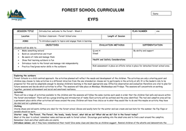 forest school introduction to the forest. autumn term | Teaching Resources