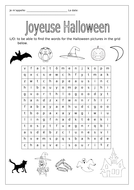 FRENCH - HALLOWEEN - JOYEUSE HALLOWEEN - WORKSHEETS | Teaching Resources