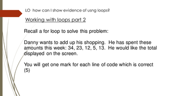 Three Python FOR loop lessons | Teaching Resources