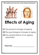 BTEC Level 3 Health & Social Care Unit 1 Human Lifespan Development C1 ...