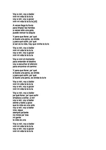 Spanish Song Lessons | Teaching Resources