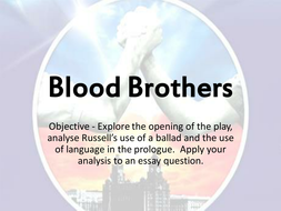 Blood Brothers - GCSE English Literature | Teaching Resources