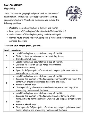 Map Skills Assessment | Teaching Resources