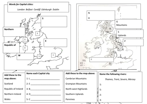 The UK Lesson 1 - Exploring Britain | Teaching Resources