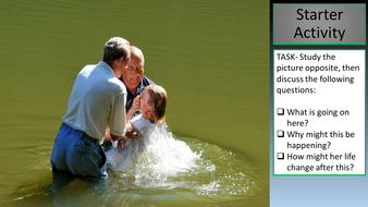 Why Is Baptism Important For Christians | Teaching Resources