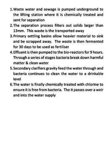 KS4 GCSE Chemistry (Science) Sustainability & Water Treatment Revision ...