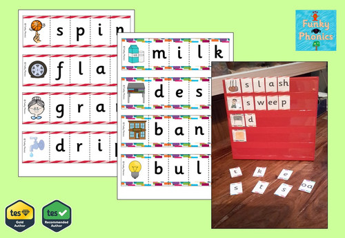 Phonics Phase 4 Match it Make it | Teaching Resources