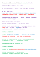 German GCSE Speaking - General Conversation - Theme 1- Differentiated ...