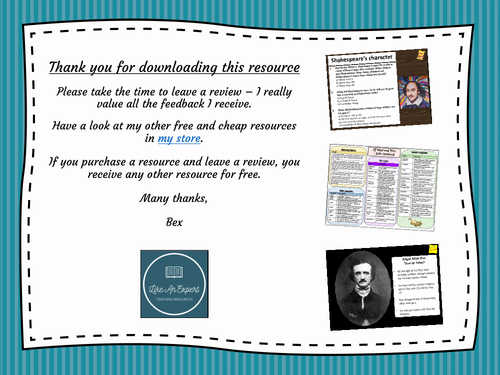 Introduction to Poetry - Knowledge Organiser | Teaching Resources