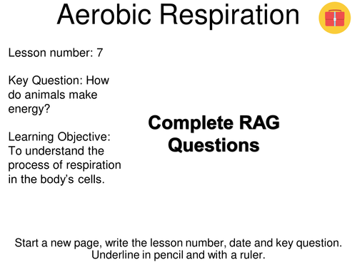 Aerobic respiration - AQA GCSE | Teaching Resources